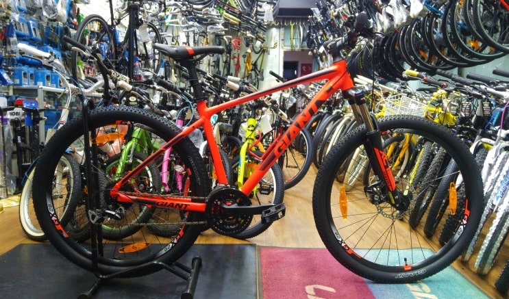 용인자전거수지자전거 Mtb 입문용 자이언트 Atx 1 출고 용인 수지 엠티비스카이 네이버 블로그
