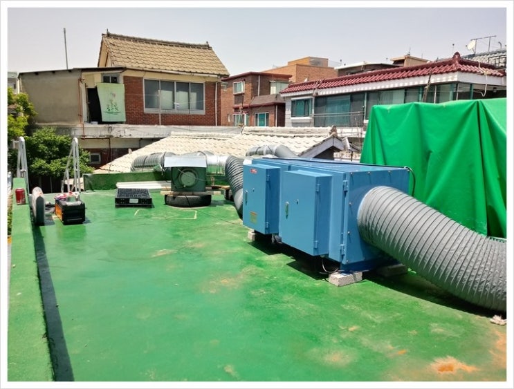 숯불 구이 연기냄새 제거 식당 집진기 설치 쭈꾸미 주꾸미 볶음 연기냄새 제거 장치 초벌구이 연기냄새제거 중화요리식당 냄새 제거