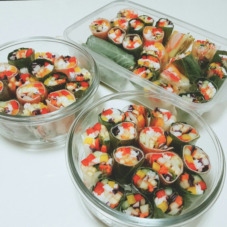 월남쌈 도시락 : 네이버 블로그