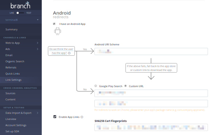 [Android] Branch io deep linking 적용하기 : 네이버 블로그