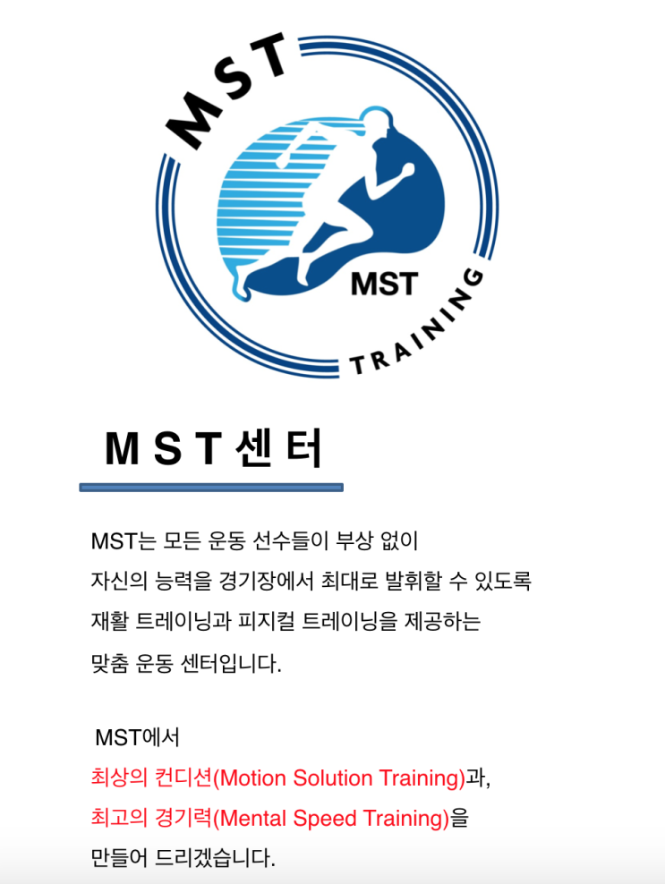 MST 센터 : 네이버 블로그