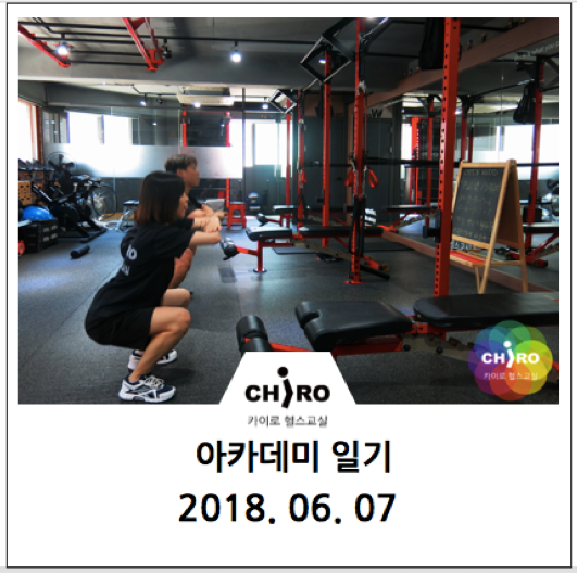 당산pt 합정pt 카이로 헬스교실 아카데미 일기 2018 06 07 네이버 블로그