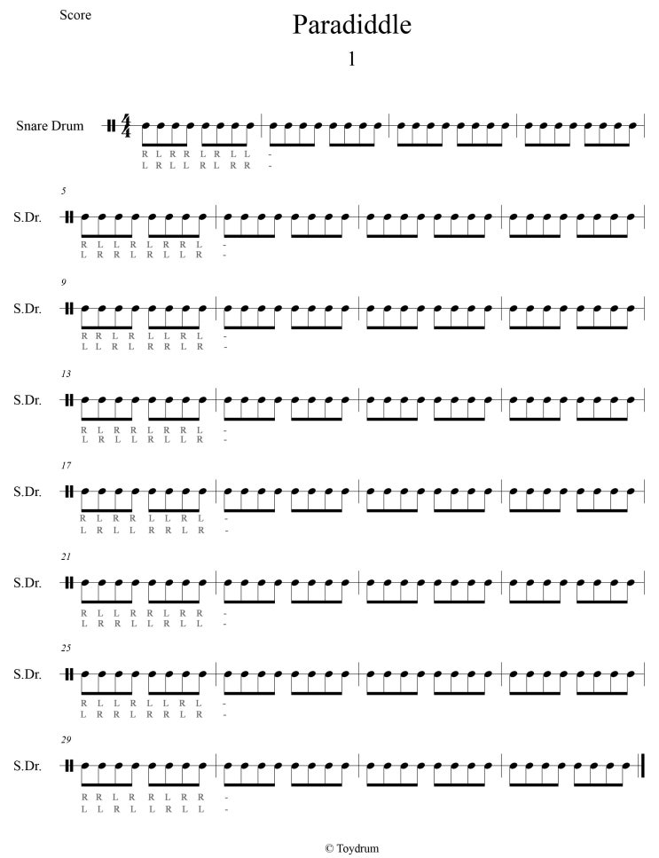 파라디들 (Paradiddle) : 네이버 블로그