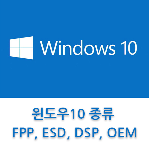 윈도우10 종류 - FPP ESD DSP OEM : 네이버 블로그