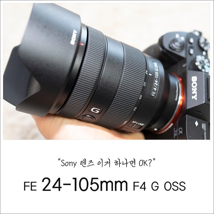[SONY SEL24105G SYX]소니 표준 화각대 렌즈 FE 24-105mm F4 G OSS 렌즈 개봉기 및 4개월 사용 후 ...