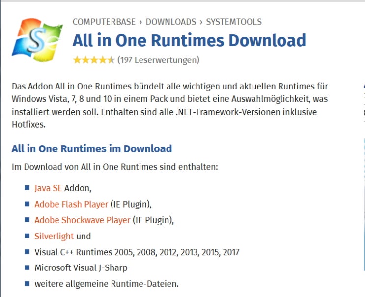 All in One Runtimes 올인원런타임 2018년 5월 15일 버전-김해컴퓨터수리 : 네이버 블로그