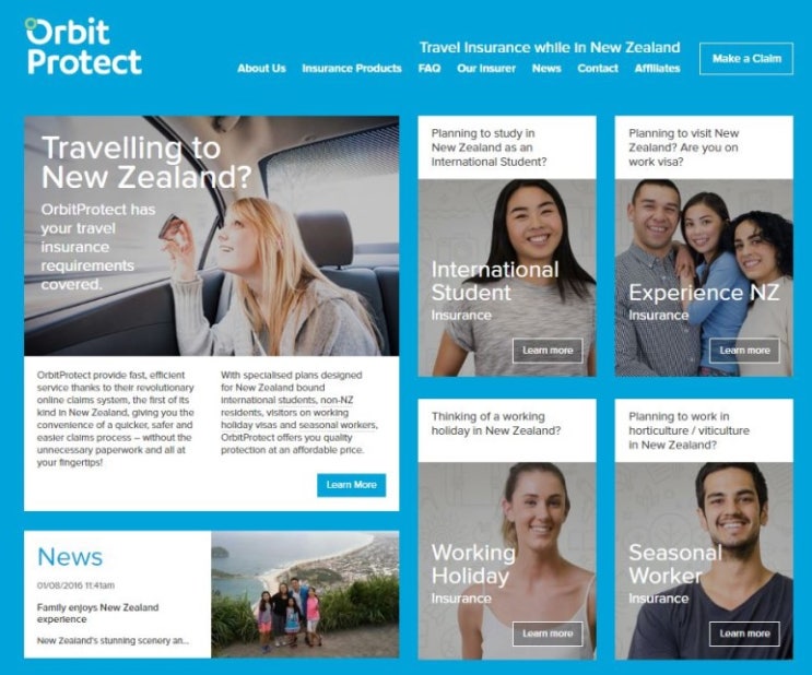 뉴질랜드유학생/가족보험 대행-Southern Cross, Orbit Protect : 네이버 블로그