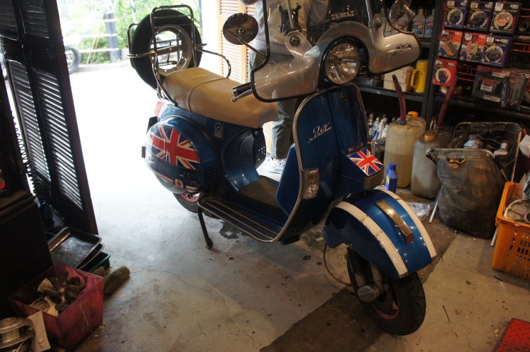 [클래식 바이크 정비] LML STAR AUTO 스타오토 구동계정비와 브레이크패드교체기 lml 패드 : 네이버 블로그