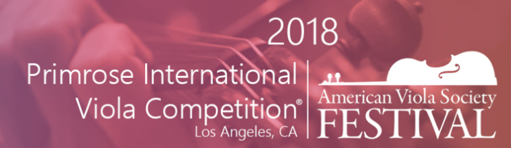 Primrose International Viola Competition 비올라콩쿨 비올라컴피티션 이해수 비올리스트 미국콩쿨 ...