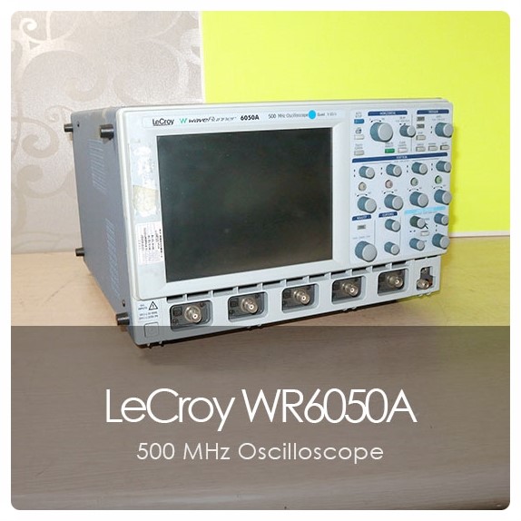 중고오실로스코프 르크로이 LeCroy WR6050A 500 MHz Oscilloscope 계측기 수리 대여 매각 - 피엔텍 ...