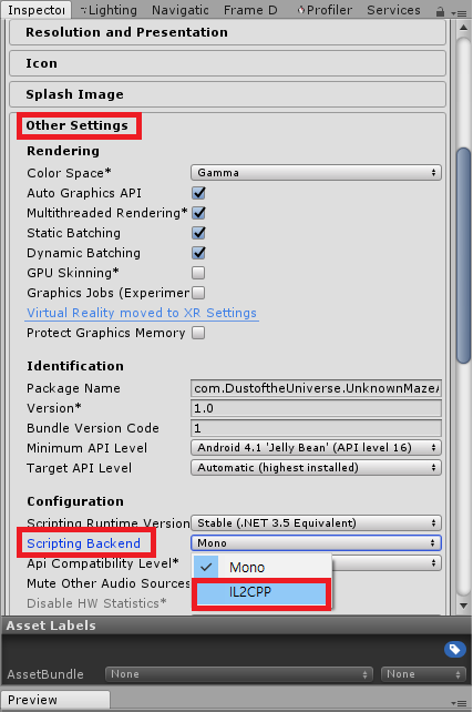 유니티 IL2CPP 빌드 초간단 팁 : 네이버 블로그