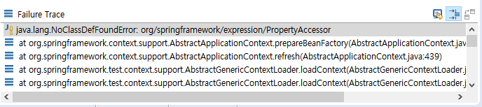 [스프링] java.lang.NoClassDefFoundError: org/springframework/expression ...