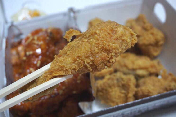 비비큐치킨 후라이드 바삭매콤핫해 (feat. 비비큐 배달료) : 네이버 블로그