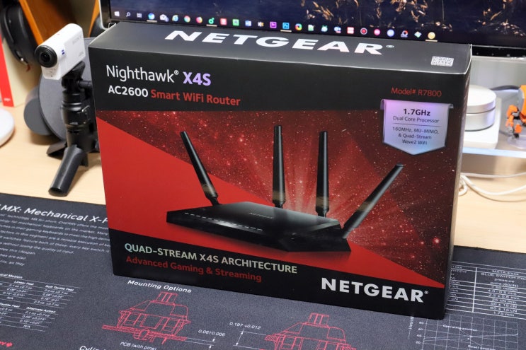 와이파이 속도가 느리다면 유무선 공유기 넷기어 R7800 나이트호크 X4S 어때? : 네이버 블로그