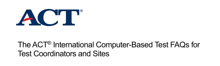 [ACT 정보&노하우] 2018년 ACT 시험 9월부터는 컴퓨터로 시험 본다/ACT Computer Based Testing ...