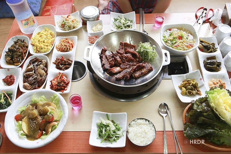광주 하남맛집 숯불구이 삼지 금호가든 돼지갈비 한상 떠억 네이버 블로그