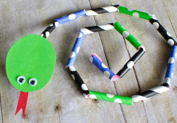 영어미술 ㅣ 빨대로 뱀만들기 : STRAW BENDY SNAKE : 네이버 블로그