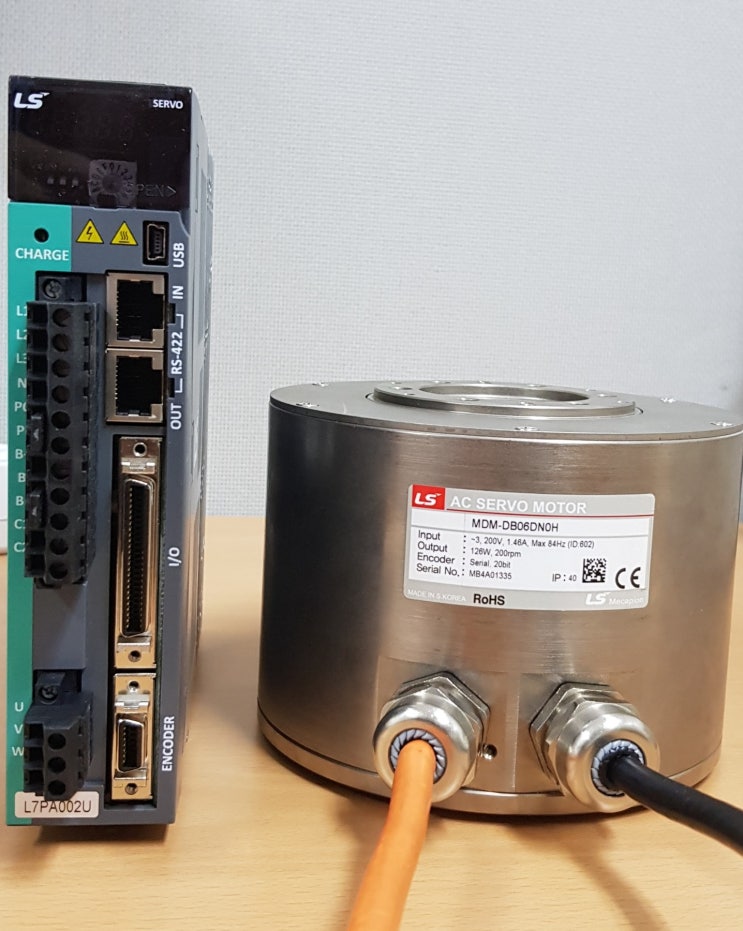 LS메카피온 DD모터, L7P드라이브를 활용한 구동 TEST_1 : 네이버 블로그