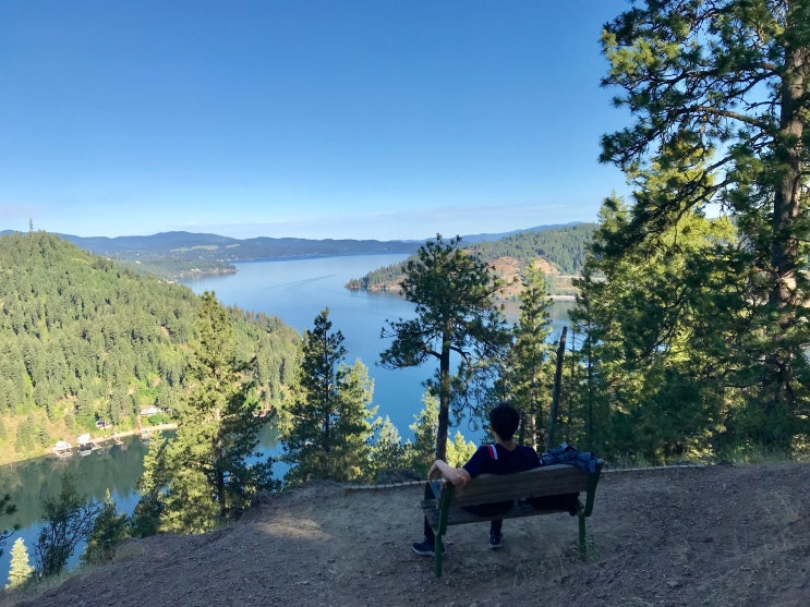 [미국 서부 여행/하이킹/아이다호] Mineral Ridge Trail 미네랄 릿지 트레일 / Coeur d'Alene ...