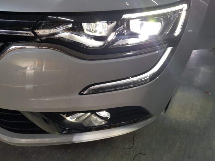 광주에서 오신 SM6 신품 LED 전조등 퓨어비젼 오토레벨링, 구조변경 대행, 3D LED 테일램프, LED 안개등, 탈리스만 엠블럼(9종) 시공ㅡ1부 ☆☆☆ : 네이버 블로그