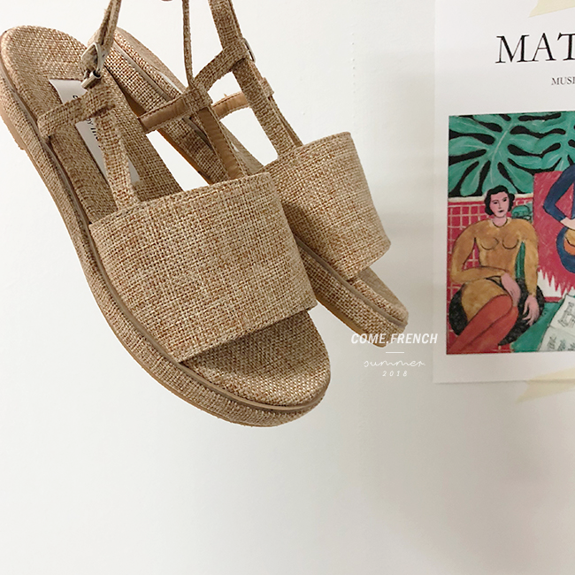 [come,french] Grasse rattan sandal shoes : 네이버 블로그