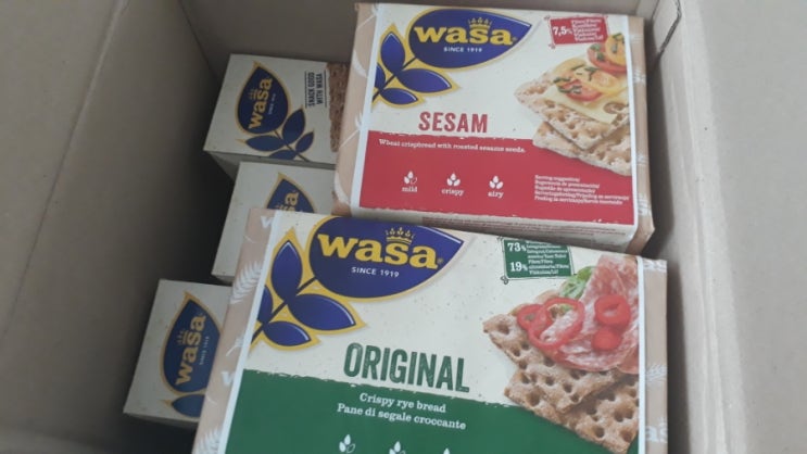 건강곡물과자 해태제과 WASA 다이어트 : 네이버 블로그