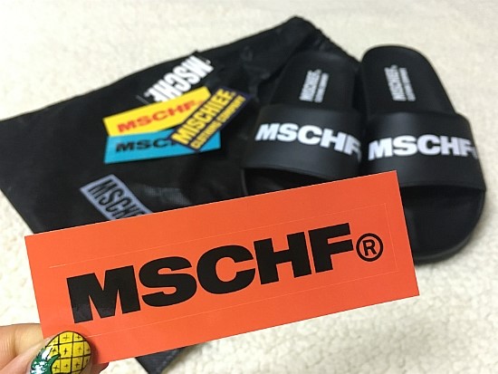 MSCHF18SS 미스치프 슬리퍼 (MSCHF SLIDES_black/white) ! : 네이버 블로그