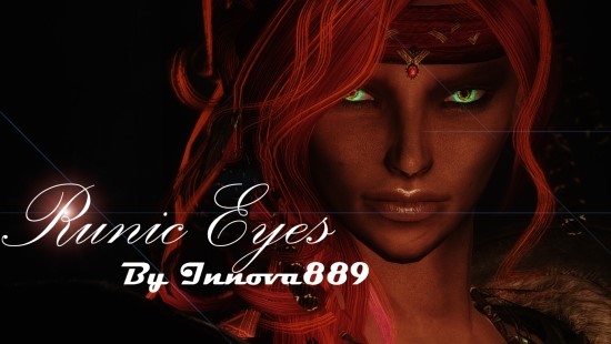 스카이림 추천모드 눈동자 추가 Runic Eyes : 네이버 블로그