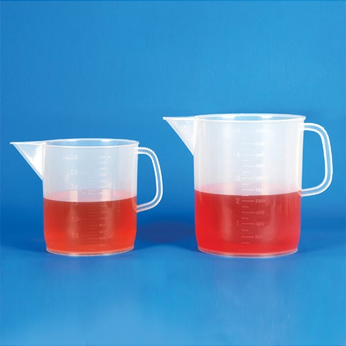 [ CH10165 ] Beakers, With Handle (Measuring Jugs), PP 핸들 비이커, Mould 눈금 ...