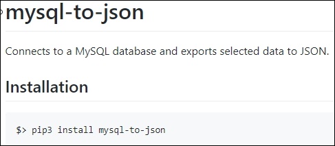 [버섯][Python] MySQL DB 데이터를 JSON 파일로 저장 - mysql-to-json : 네이버 블로그