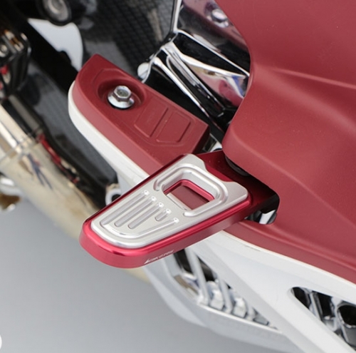 [30%한정] 혼다 PCX 125 바이커스 텐덤 스텝 레드 RED H0398 REAR FOOTRESTS 바이커스 절삭 리어 발판 ...