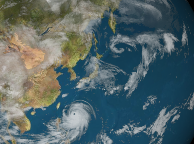 Xplanet. 여름철 기상상태 확인 프로그램. : 네이버 블로그