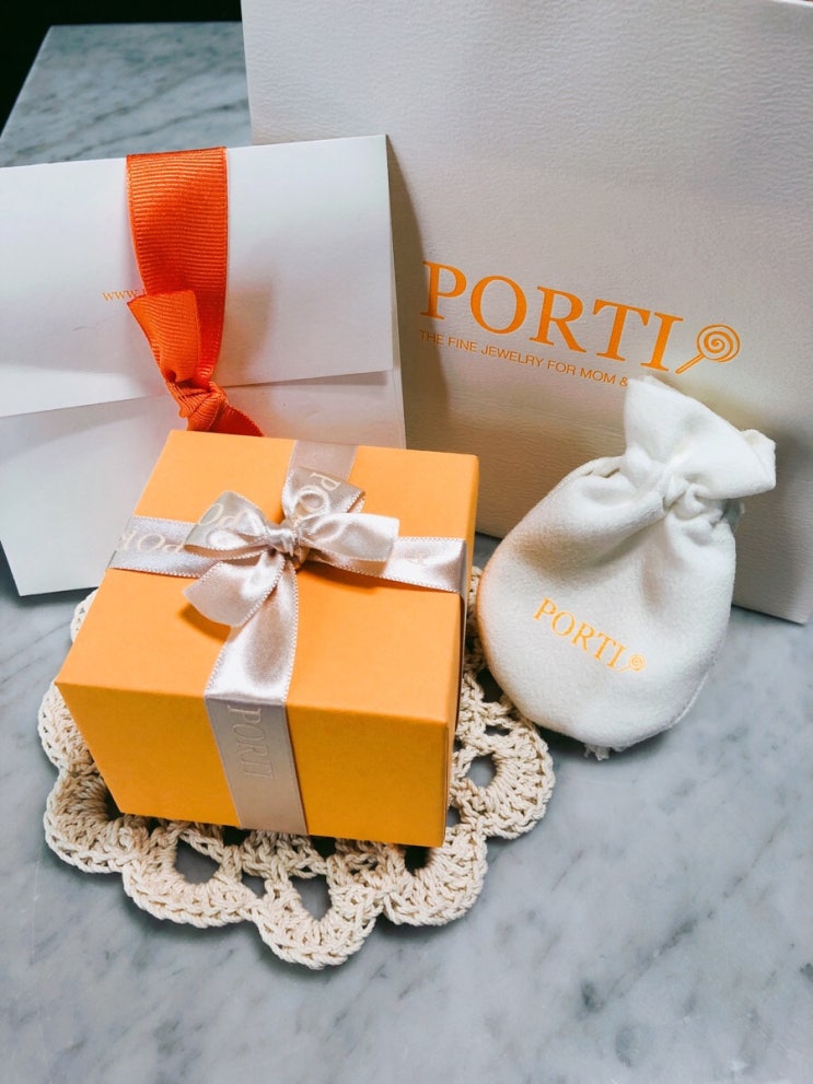 첫돌 아기 선물로 뽀르띠 돌반지 구입했어요 : 네이버 블로그