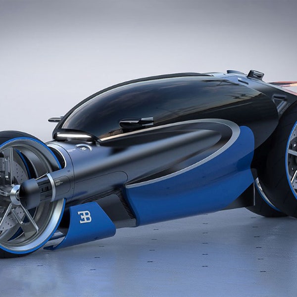 부가티의 감성을 담은 4휠 바이크 : The Bugatti Type 100M Concept : 네이버 블로그