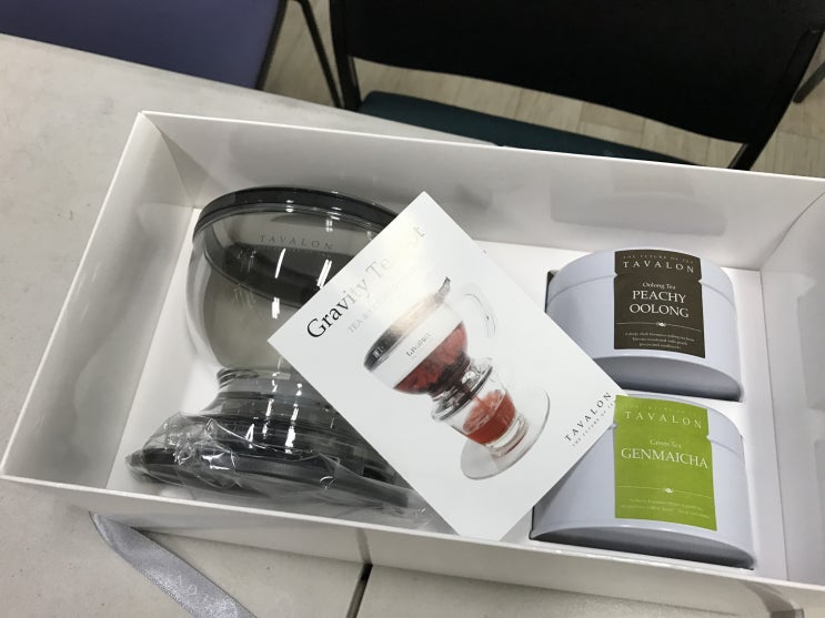 타바론티 TAVALON gravity teapot 티메이커 세트:: 뉴욕 프리미엄 티의 상징 / 고급 차 선물 세트 추천 ...