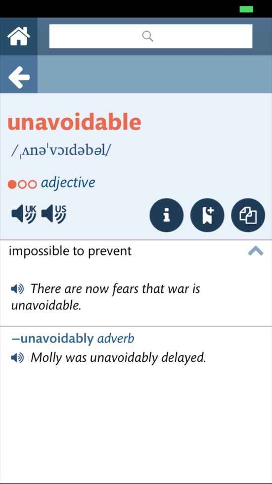 토익필수어휘 3403: unavoidable = inevitable : 네이버 블로그