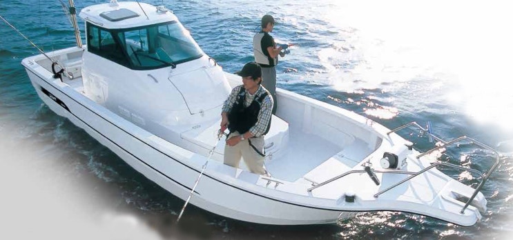 [얀마] YANMAR 얀마 하야카제( はやかぜ) EX 26B, 26피트 디젤 선내기 피싱보트(Diesel Inboard ...