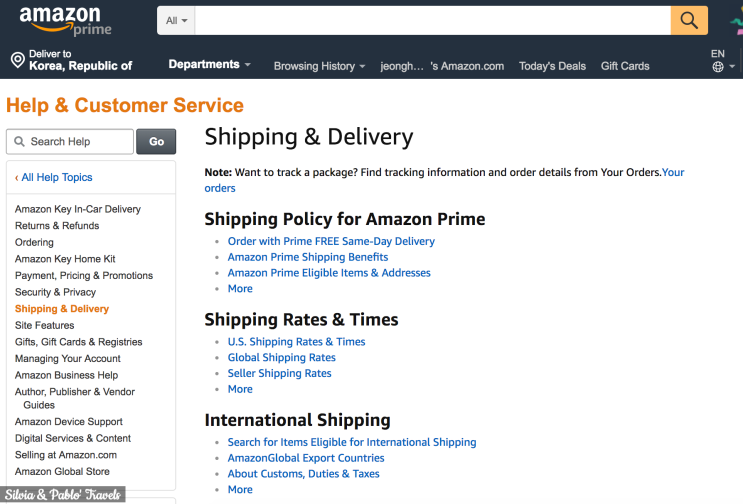 [아마존 한국배송이 가능하다] Amazon International shipping : 네이버 블로그