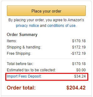아마존 직배 디파짓(Import Fees Deposit)이란? : 네이버 블로그
