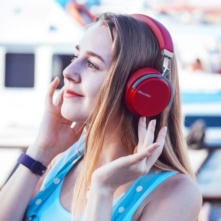 Bluedio T4 (Turbine) active noise cancelling Bluetooth headphone bundle ...