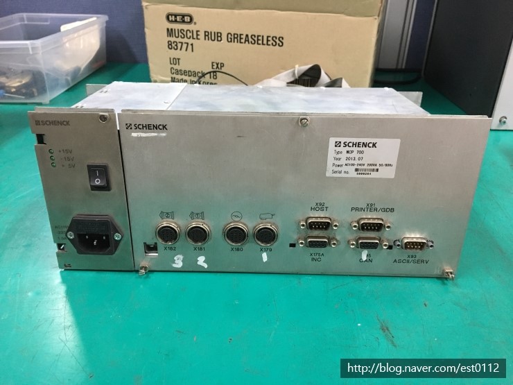 SCHENCK CAB700 Measuring unit 수리 / Type MCP700, CAB700 : 네이버 블로그