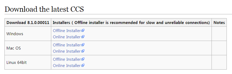 TI Code Composer Studio IDE 설치 : 네이버 블로그