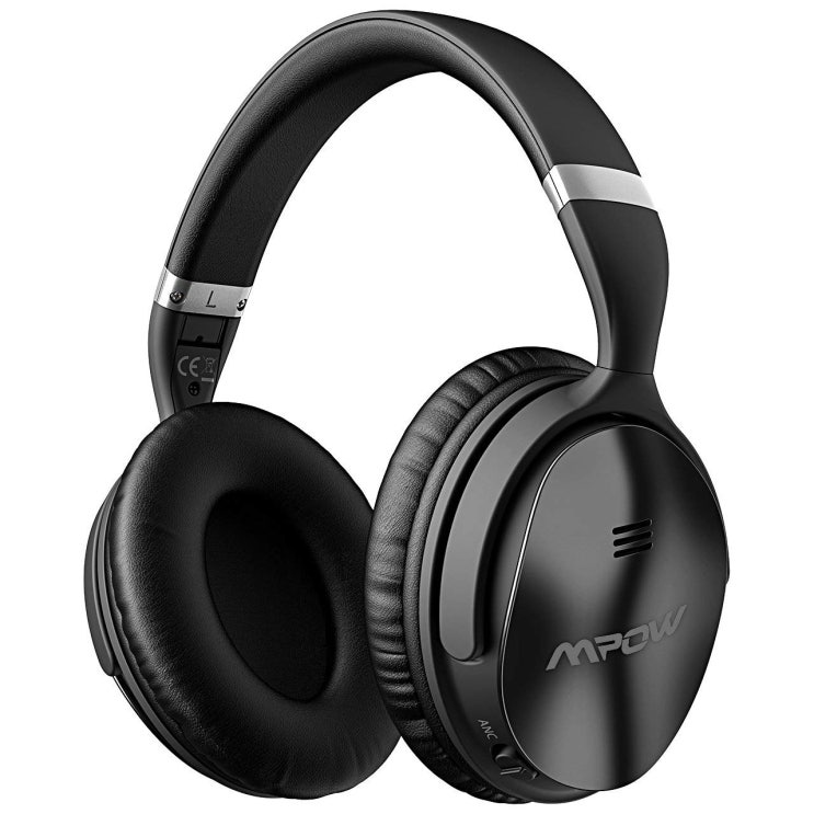 Mpow H5 active noise cancelling Bluetooth headphone bundle, over-ear ...