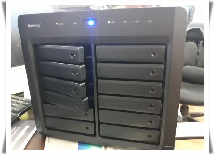 synology 대용량 데스크탑 12베이 ds3617xs 모델로 시놀로지 nas구축 : 네이버 블로그