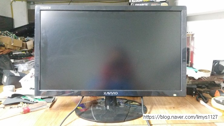 XAVVIO 24인치 (X2400EW) LED 모니터 수리 (부산 모니터 TV 수리) : 네이버 블로그