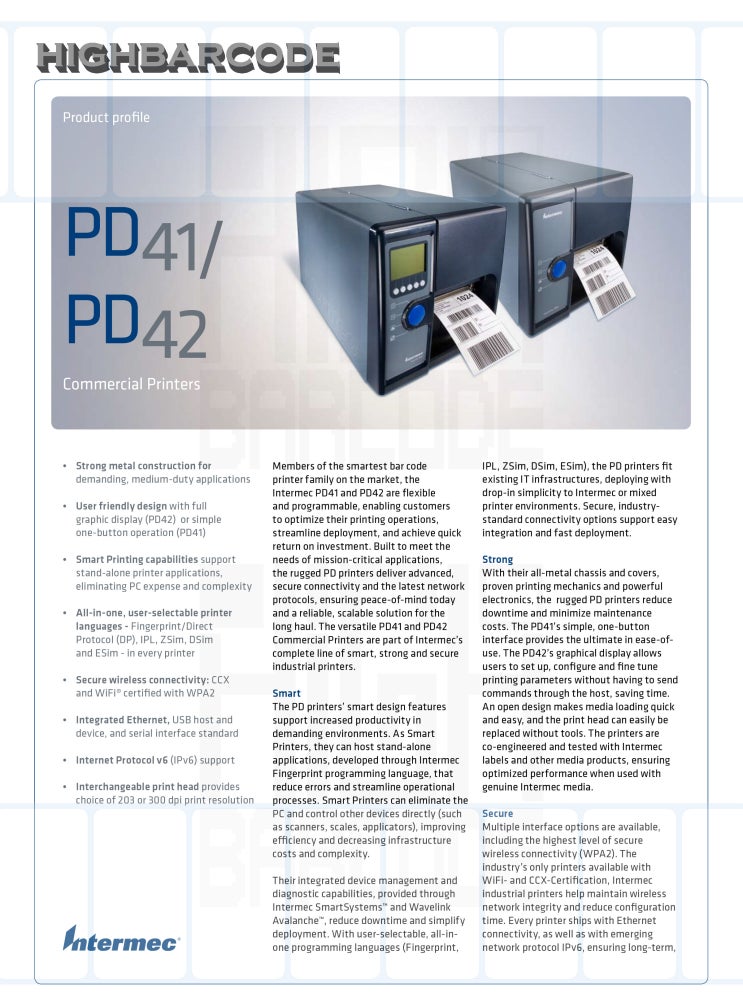 PD41, PD42 바코드프린터 : 네이버 블로그