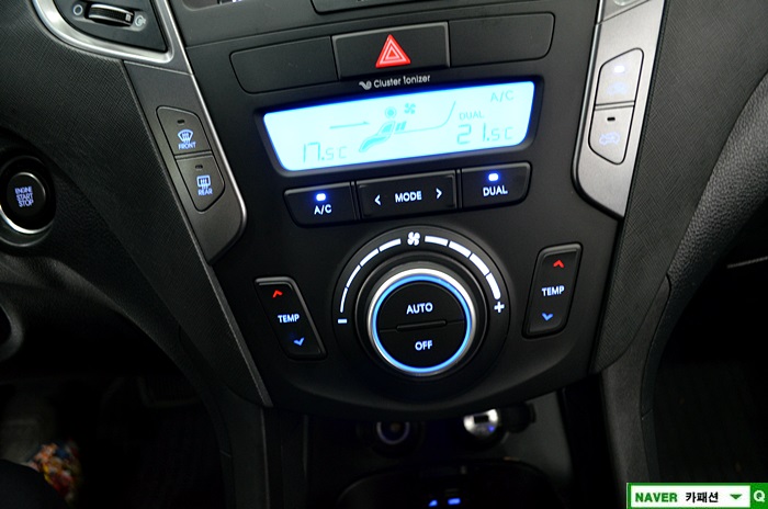 싼타페dm 순정 오토 공조기 장착!! JY 커스텀 JY-T3000 : 네이버 블로그