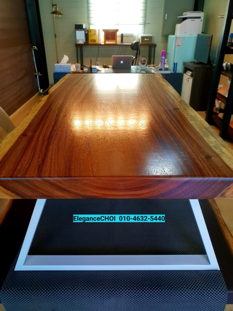 Monkey pod woodslab bench table : 네이버 블로그