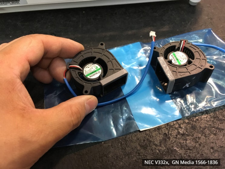 [NEC빔프로젝터수리]엔이씨,V332X,v332w 팬교체사례,경고!팬잠김메세지출력, 램프교체정보,NP35LP : 네이버 블로그