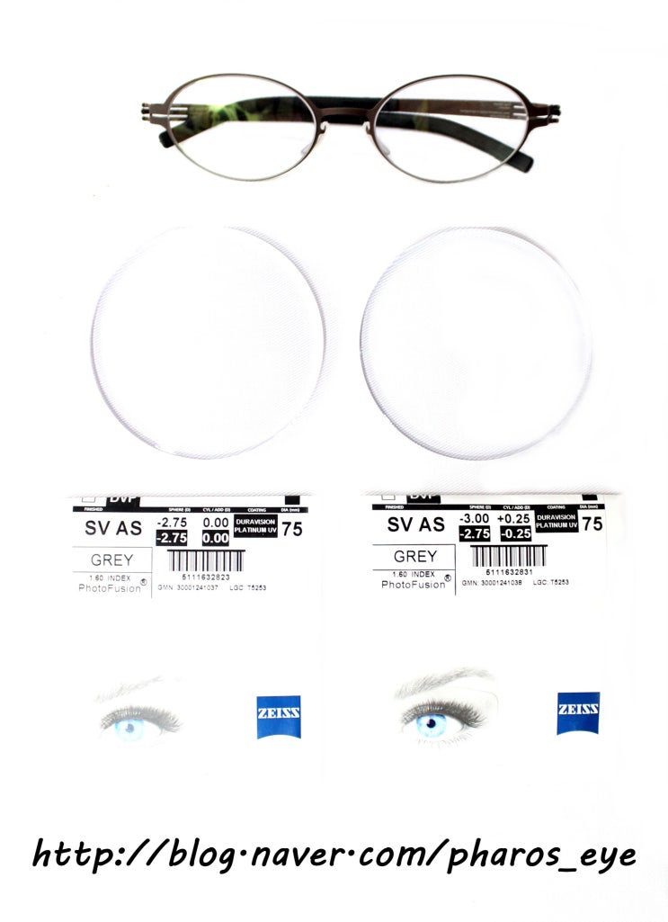 Ic Berlin April 칼자이스 포토퓨전 그레이 변색 렌즈 Zeiss 선글라스 아이씨베를린 부러지지